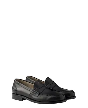 Prada Leather Loafers - Black