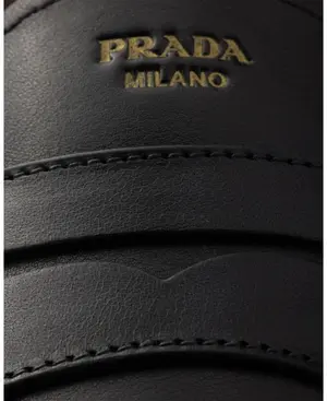 Prada Leather Loafers - Black