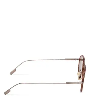 Zegna Navigator 56mm Sunglasses