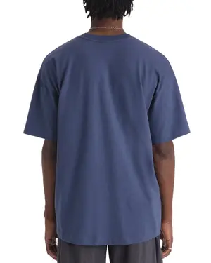 The North Face Oversized Fit Logo Crewneck T-shirt - Summit Navy