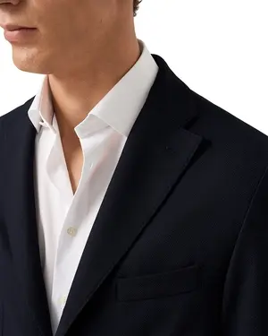 Eton Soft Wool Knit Suit Jacket