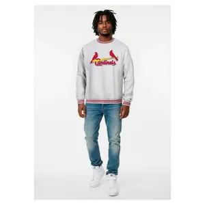 Champion St. Louis Cardinals Reverse Weave Sweatshirt - Heather Gray