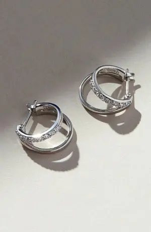 ANA LUISA Double Hoop Earrings