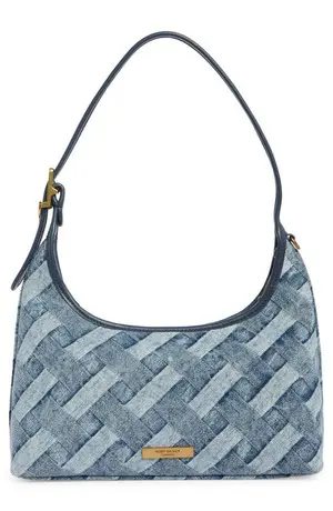 Kurt Geiger Denim Shoulder Bag - Navy
