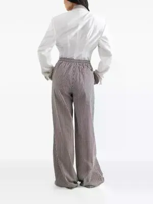 Dolce & Gabbana Striped Poplin Shirt - Brown