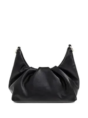 Furla Delia Chain Lambskin Shoulder Bag - Black