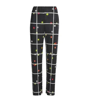 Issey Miyake Printed Pants For Women