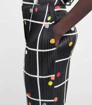 Issey Miyake Crossing Dots Pleated Trousers