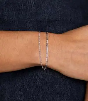 ASTRID & MIYU Illusion Duo Chain Bracelet
