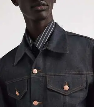 Emporio Armani Denim Blouson Jacket - Blue