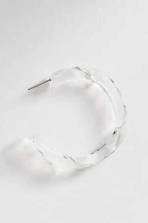 Anthropologie Resin Hoop Earrings