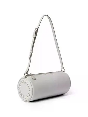 Stella McCartney Logo Detail Cylindrical Shoulder Bag - Grey