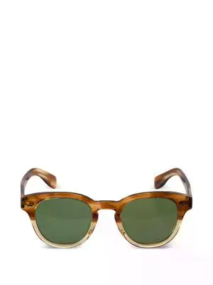 Oliver Spencer Round Frame Sunglasses - Brown
