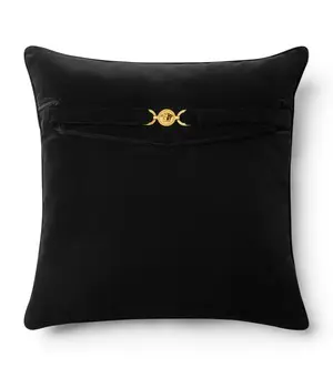 Versace Velvet Medusa '95 Cushion - Black