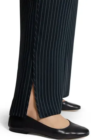 Theory Slit Hem Wide Leg Pants