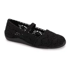 MUK LUKS Shelby Ballerina Shoe - Black