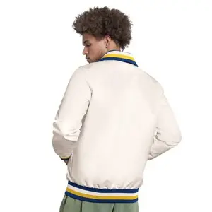 STARTER Milwaukee Brewers Cooperstown Logo Varsity Jacket