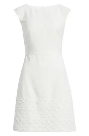 Eliza J Cap Sleeve Soutache Sheath Dress
