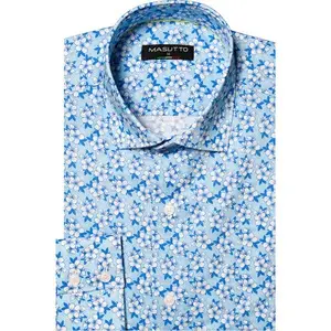 MASUTTO Nice Print Button-up Long Sleeve Shirt
