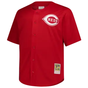 Mitchell & Ness Deion Sanders Cincinnati Reds Cooperstown Mesh Batting Practice Jersey