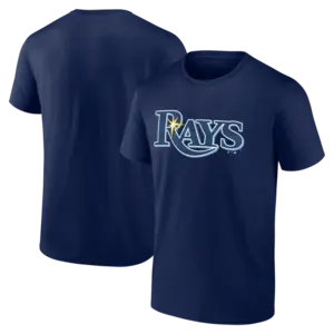 LOGO ATHLETIC Tampa Bay Rays Wordmark T-shirt - Navy