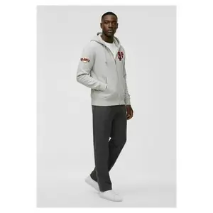 Champion San Francisco Giants Reverse Weave Chenille Full-zip Hoodie - Gray