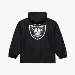 Mitchell & Ness Las Vegas Raiders Coaches Windbreaker Jacket