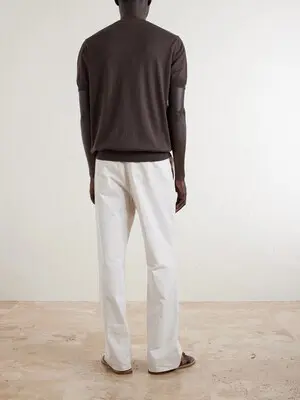 Boglioli Garment-dyed Cotton T-shirt - Brown