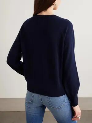 JAMIE HALLER Cashmere Crewneck Sweater