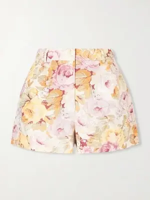 Faithfull The Brand Floral-print Linen Shorts - Multi