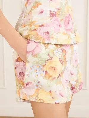 Faithfull The Brand Floral-print Linen Shorts - Multi