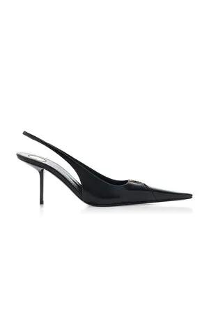 Saint Laurent Babylone Slingback Pumps - Black