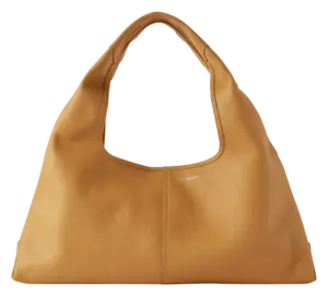 AMI Paris Etienne Leather Shoulder Bag - Brown