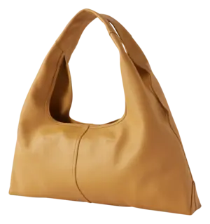AMI Paris Etienne Leather Shoulder Bag - Brown