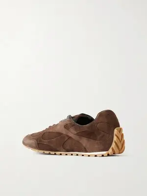 Bottega Veneta Orbit Flash Leather-trimmed Sneakers