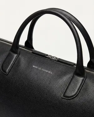 WANT Les Essentiels Hartsfield Pebble-grained Leather Weekender Bag - Black