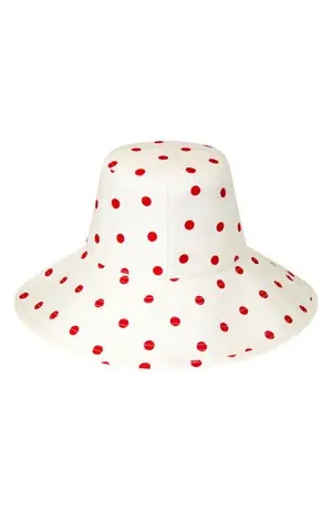 Lack Of Color Polka Dot Bucket Hat