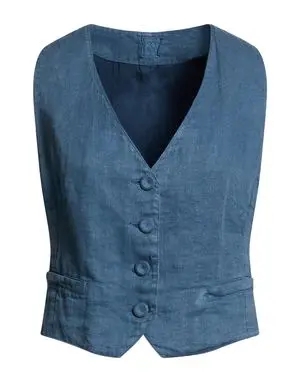 120% Lino Tailored Linen Vest