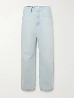 AGOLDE Maria Mcmanus Mid-rise Wide-leg Jeans - Blue