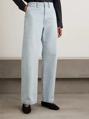 AGOLDE Maria Mcmanus Mid-rise Wide-leg Jeans - Blue