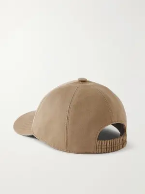 Purdey Logo-embroidered Cotton-twill Baseball Cap - Brown