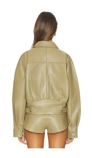 Retrofete Mariel Leather Jacket - Tan