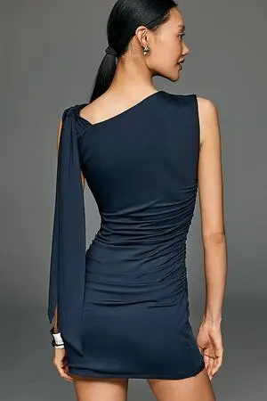 NIA Brisa Ruched Sleeveless Mini Dress