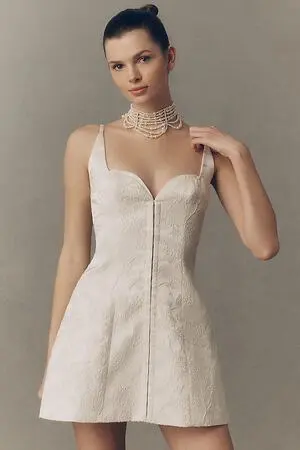 MARE MARE Structured Corset Mini Dress