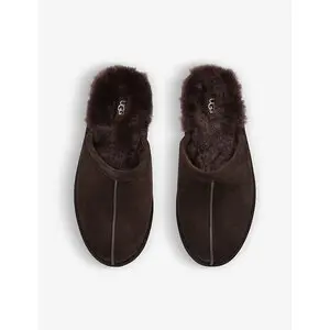 UGG Scuff Logo-embroidered Slippers - Brown/oth