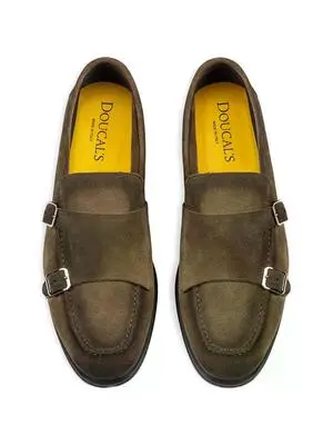 DOUCAL'S Juke Double-buckle Monk Shoes - Brown