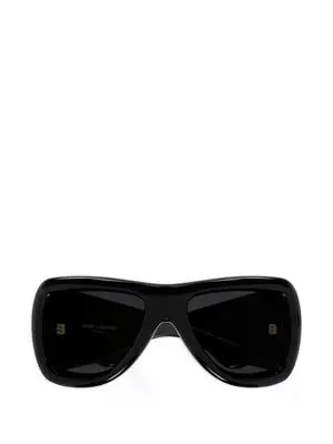 Saint Laurent Howl Rectangle-frame Sunglasses - Black