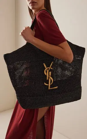 Saint Laurent Icare Maxi Tote Bag - Black