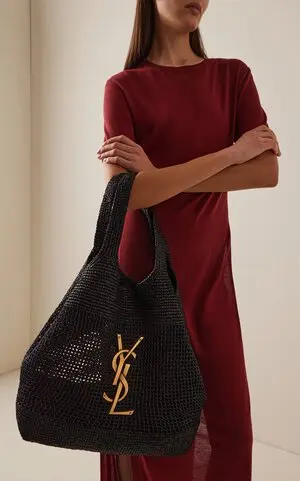 Saint Laurent Icare Maxi Tote Bag - Black