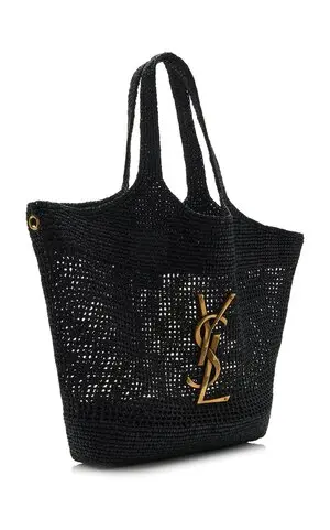 Saint Laurent Icare Maxi Tote Bag - Black